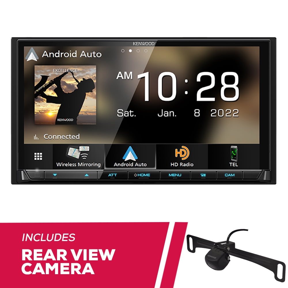 New Kenwood DMX908S 6.95" Digital Multimedia Receiver w/ License Plate ...