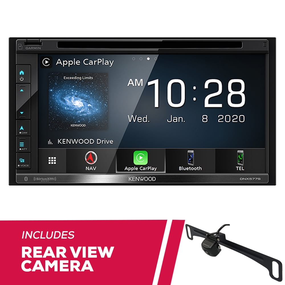 New Kenwood DNX577S 6.8" Navigation DVD with Universal Rear View Camera ...