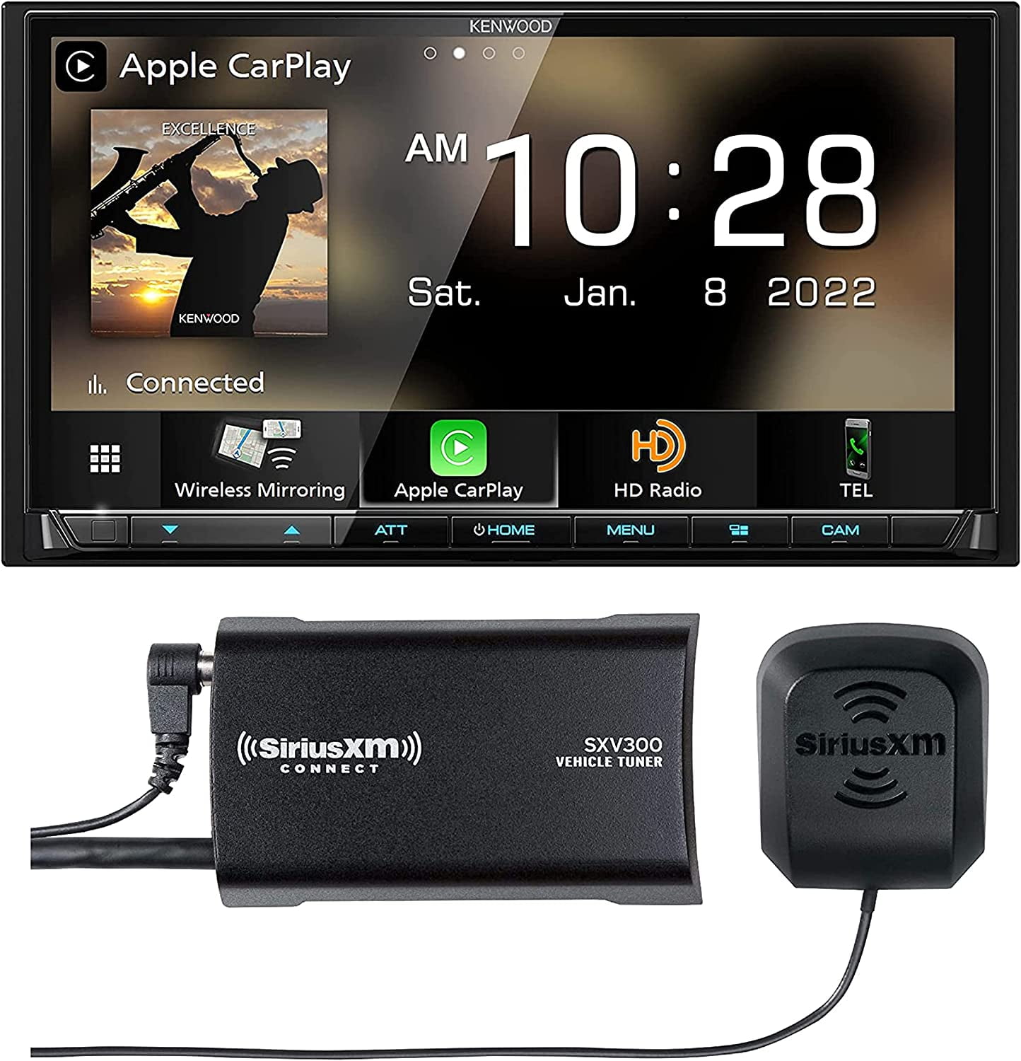 New Kenwood eXcelon DMX908S 6.95 Inch Digital Multimedia Receiver and ...