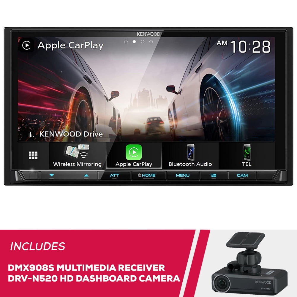 New Kenwood eXcelon DMX908S 6.95" Multimedia Receiver and DRV-N520 ...