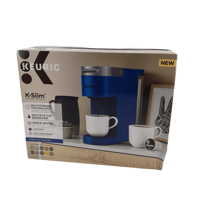 Keurig K-Slim K900 Single Serve K-Cup Pod Coffee Maker, Twilight Blue ...