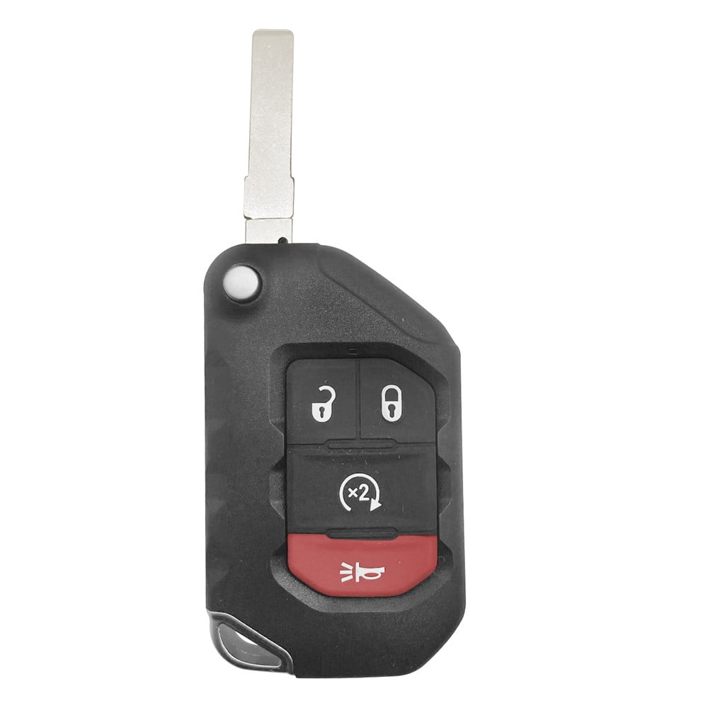 New Key Fob for 2018-2020 JEEP Wrangler JK Gladiator Flip Remote 4B ...