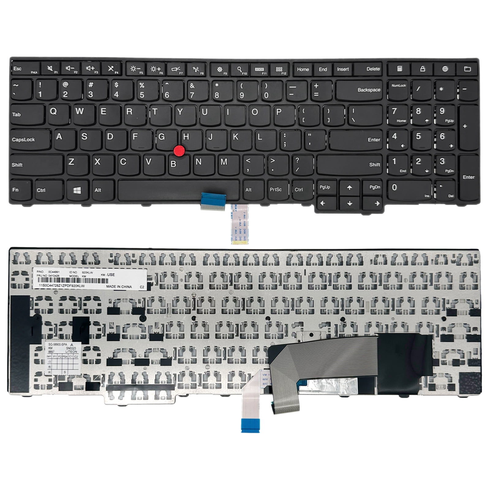 New Keyboard for Lenovo IBM Thinkpad W540 W550 W541 P50S / Lenovo ...