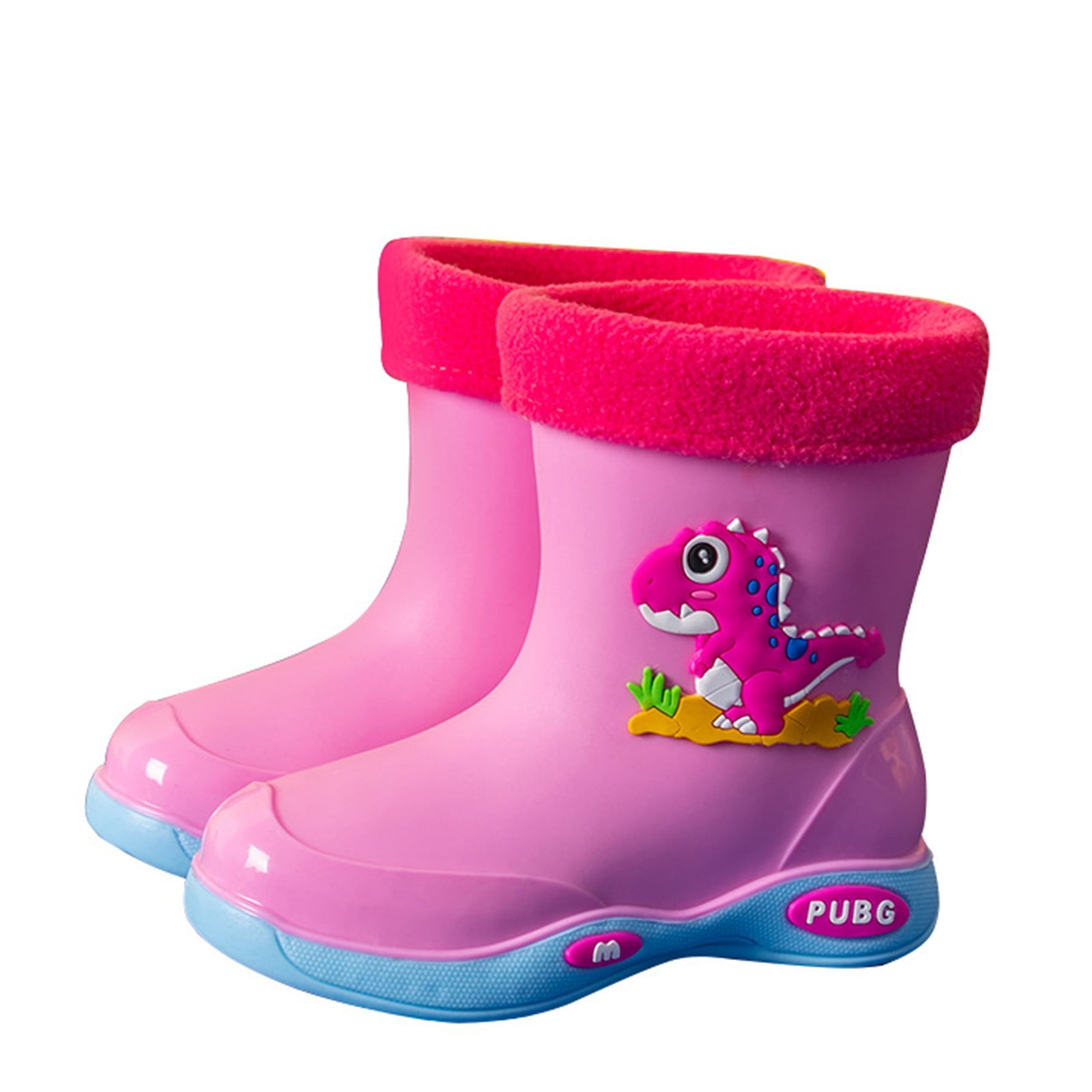 New Kids Girls Cartoon Rain Boots Non Children Water Shoes Classic ...