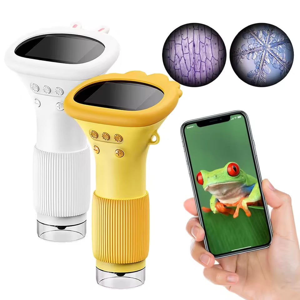 New Kids Microscope 1000x Magnifier Microscope 200 Megapixels With LED ...