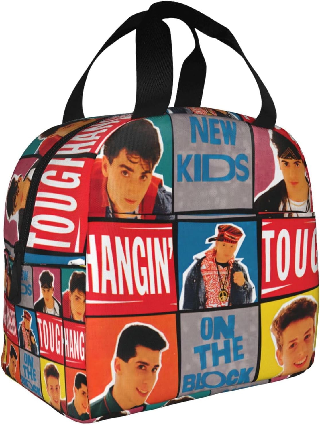 New Kids On The Block Bags Unisex Portable Tote Bag Insulation Bag ...