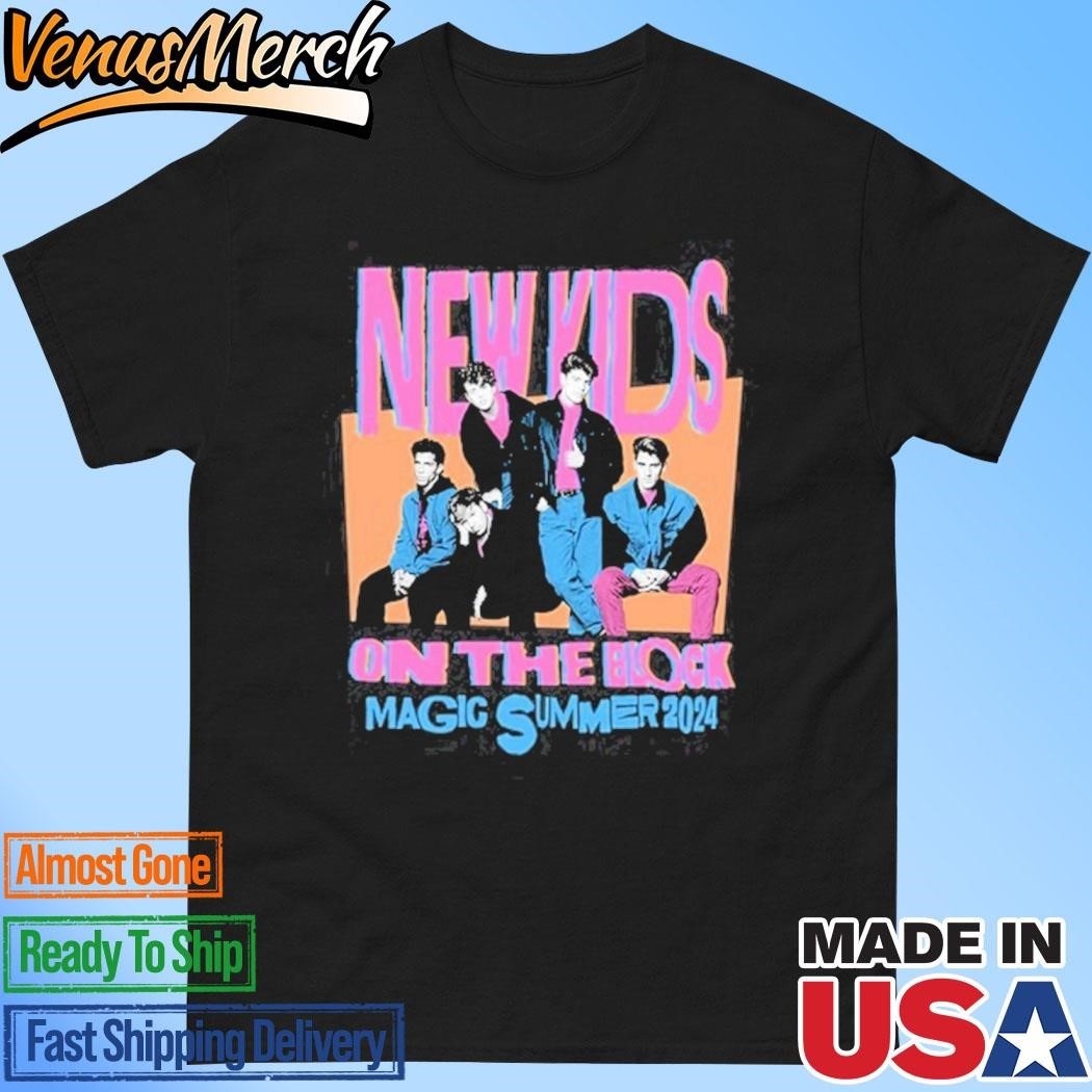 New Kids On The Block Magic Summer 2024 Tour Violet Shirt - Walmart.com