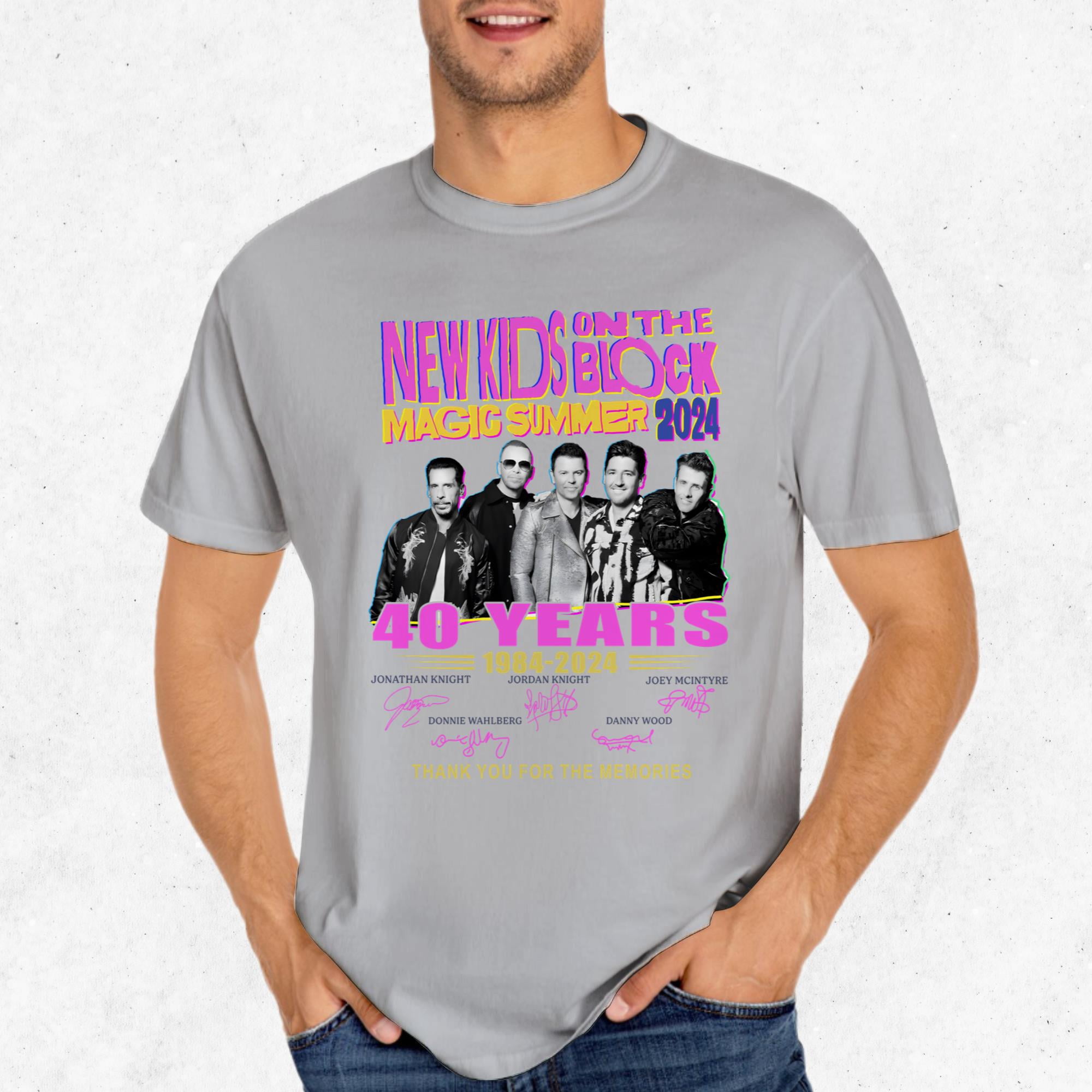 New Kids on the Block 40th Anniversary Tour T-Shirt - Limited Edition ...