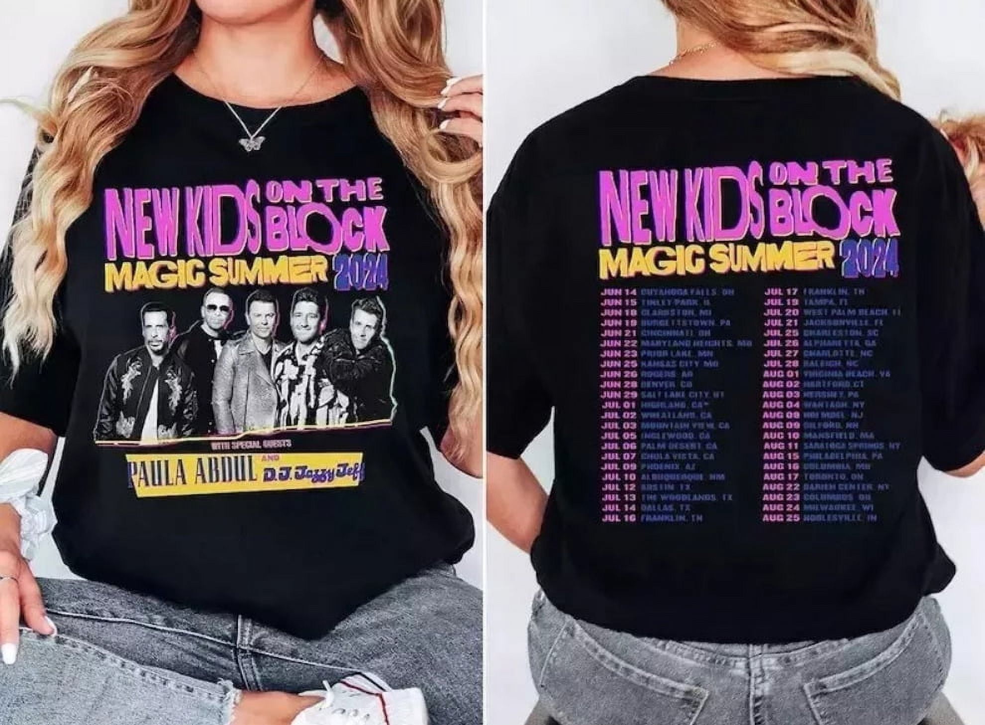 New Kids on the Block The Magic Summer Tour 2024 Shirt, NKOTB Fan Shirt ...
