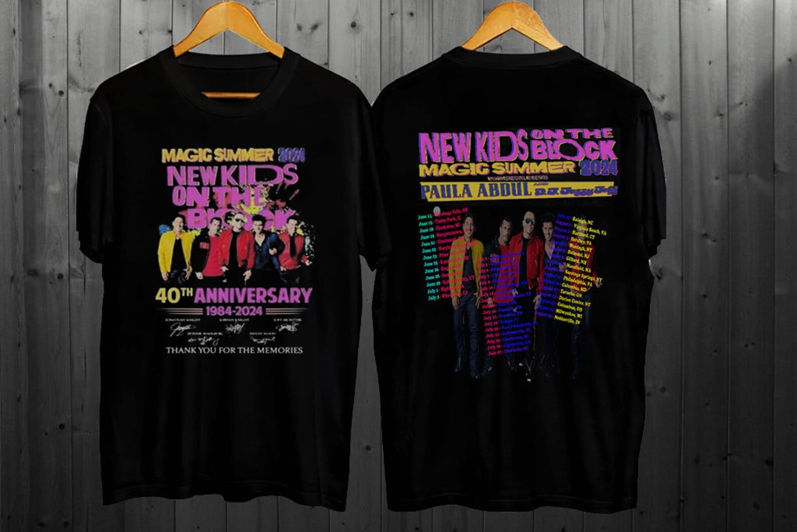 New Kids on the Block The Magic Summer Tour 2024 Shirt, New Kids on the ...