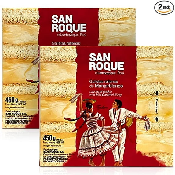New King Kong San Roque, Peruvian Cookie Layers with Milk Caramel, 450 ...