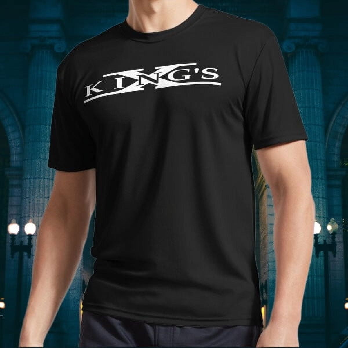 New Kings X Logo Merchandise Logo American T-Shirt Funny Size S to 5XL ...