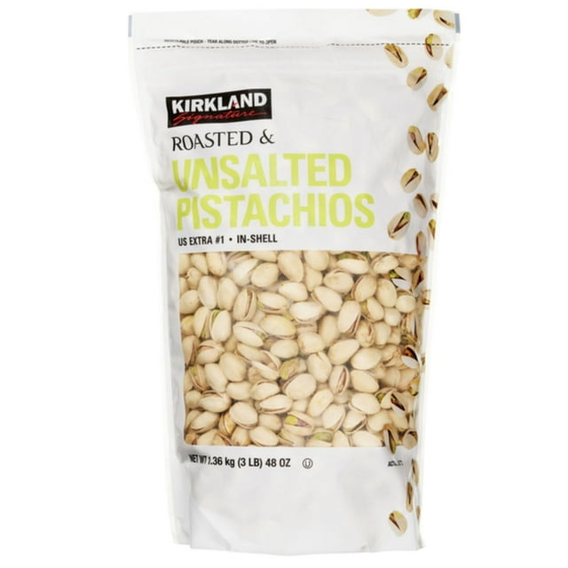 New Kirkland Signature In-Shell Pistachios, Roasted and Unsalted, 3 lbs ...