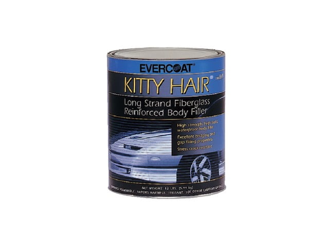Evercoat Kitty Hair Fiberglass Filler Quart, Reinforcing Fibers ...