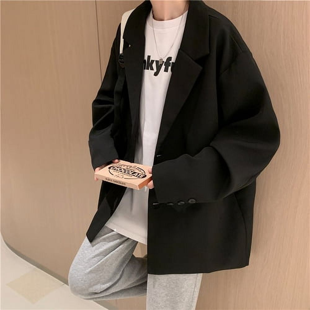 New Korean Style Loose Plus Size Suit Male Oversized Tops Men'S Blazer ...