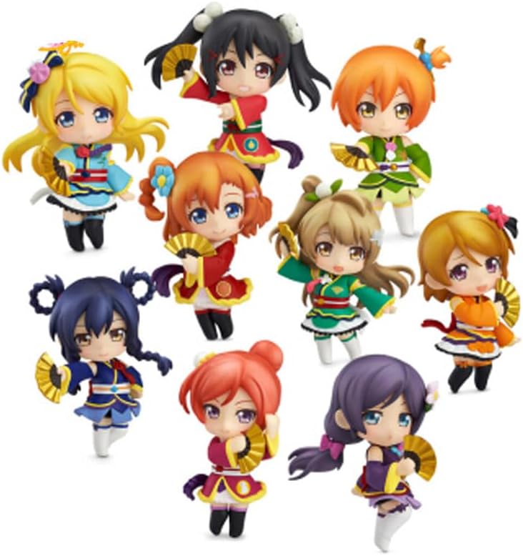 New Kousaka Honoka Figure, Minami Kotori‌‌ Figure, 9pc Q Version Kimono ...