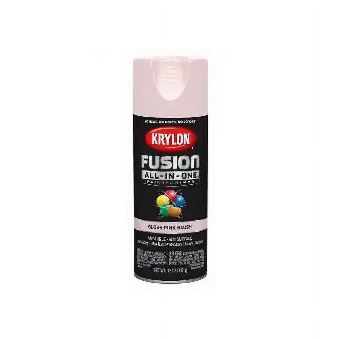 New Krylon K02717007 Fusion Spray Paint Gloss Pink Blush 12 Ounce ...