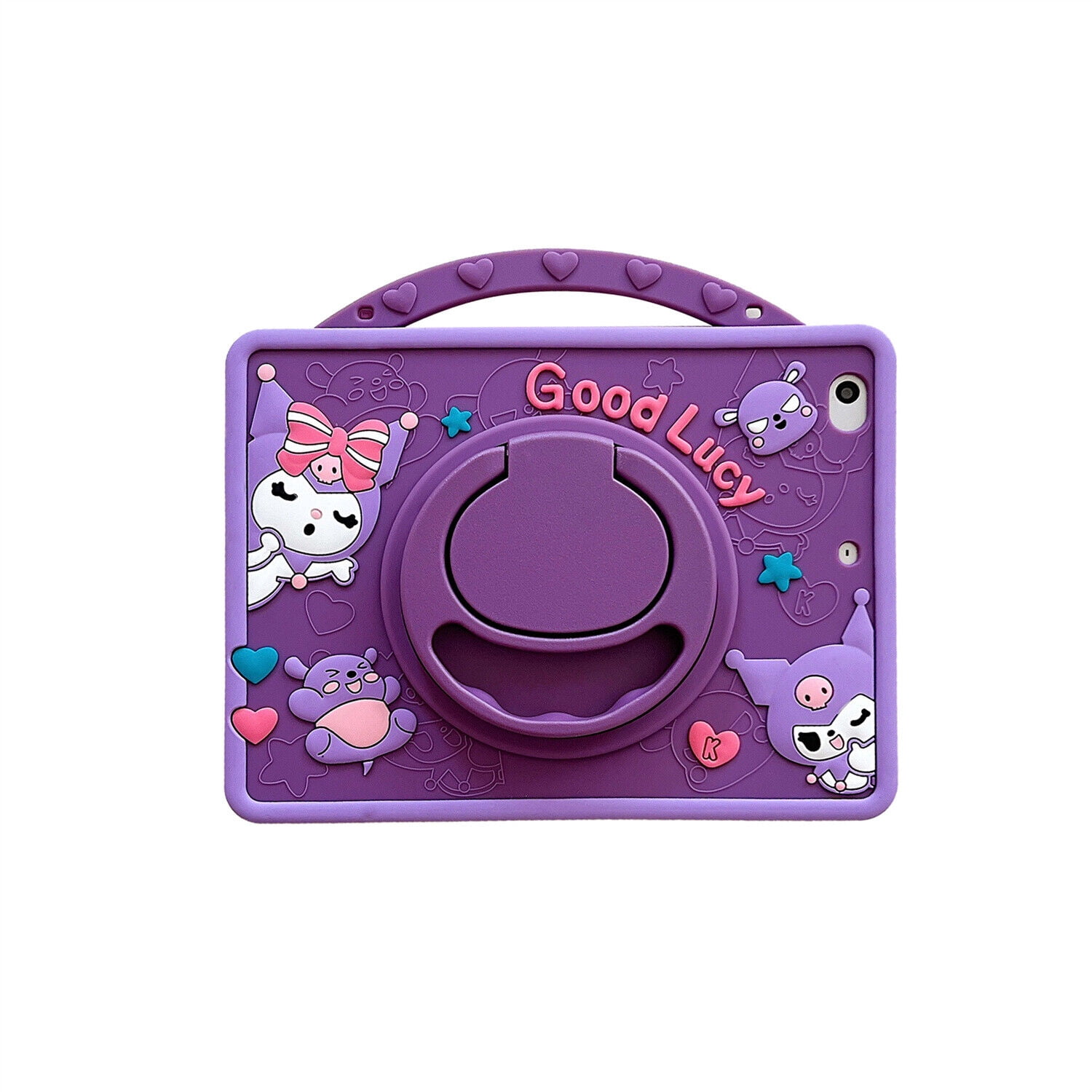 New Kuromi Anti-fall Tablet Protective Case, Lanyard Shockproof ...