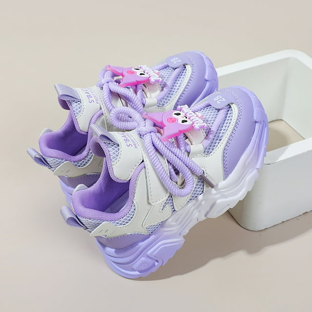 New Kuromi Cartoon Casual Sneakers for Girls Toddler Students Sports ...