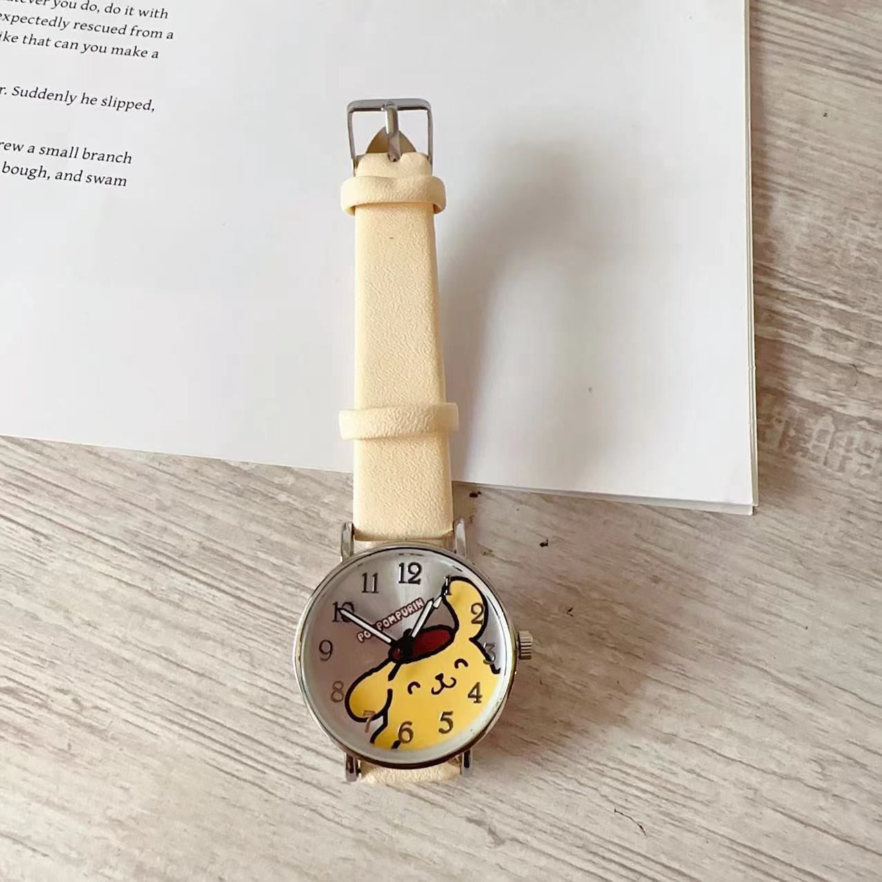 New Kuromi Cinnamoroll Pochacoo cartoon simple fresh watch - Walmart.com