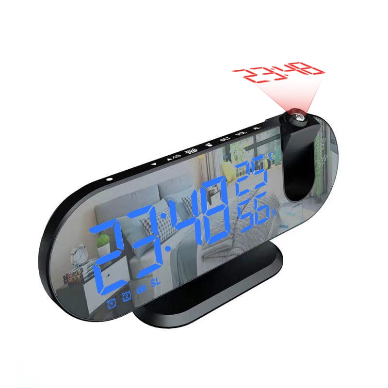 New LED Digital Alarm Clock Table Watch Electronic Desktop Clocks USB ...