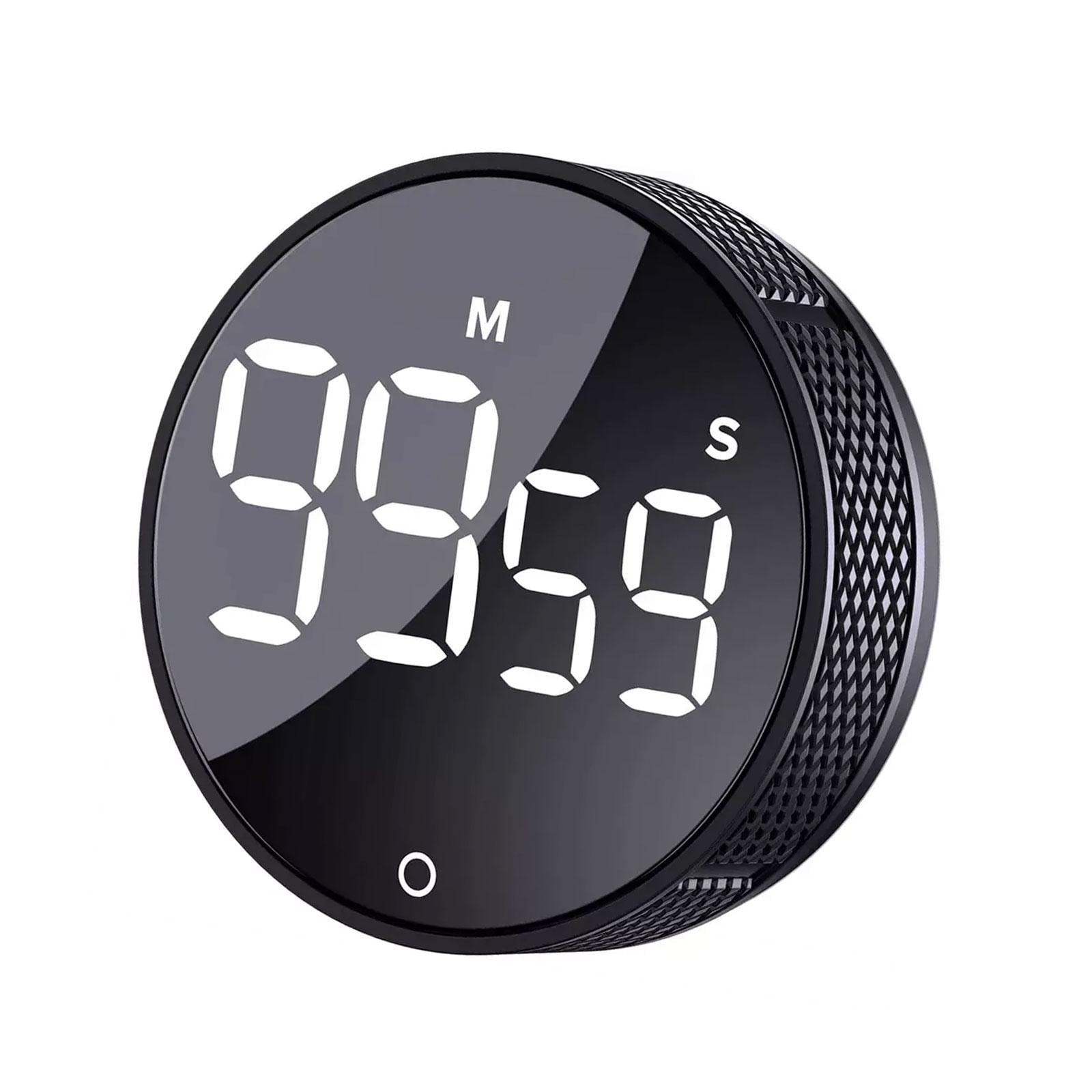 New LED Digital Timer Magnetic Yoga Countdown Stopwatch Cooking Kitchen ...