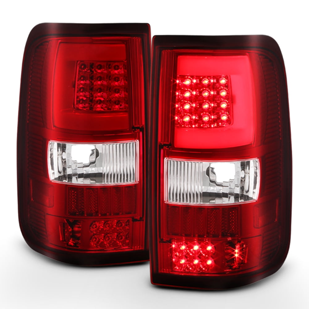 [New LED Light Tube Style] 2004-2008 Ford F150 LOBO LED Tail Lights ...