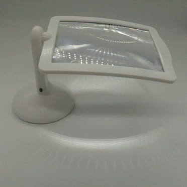 MAGNIPROS 5X Large LED Full Page Magnifying Glass with Collapsible ...