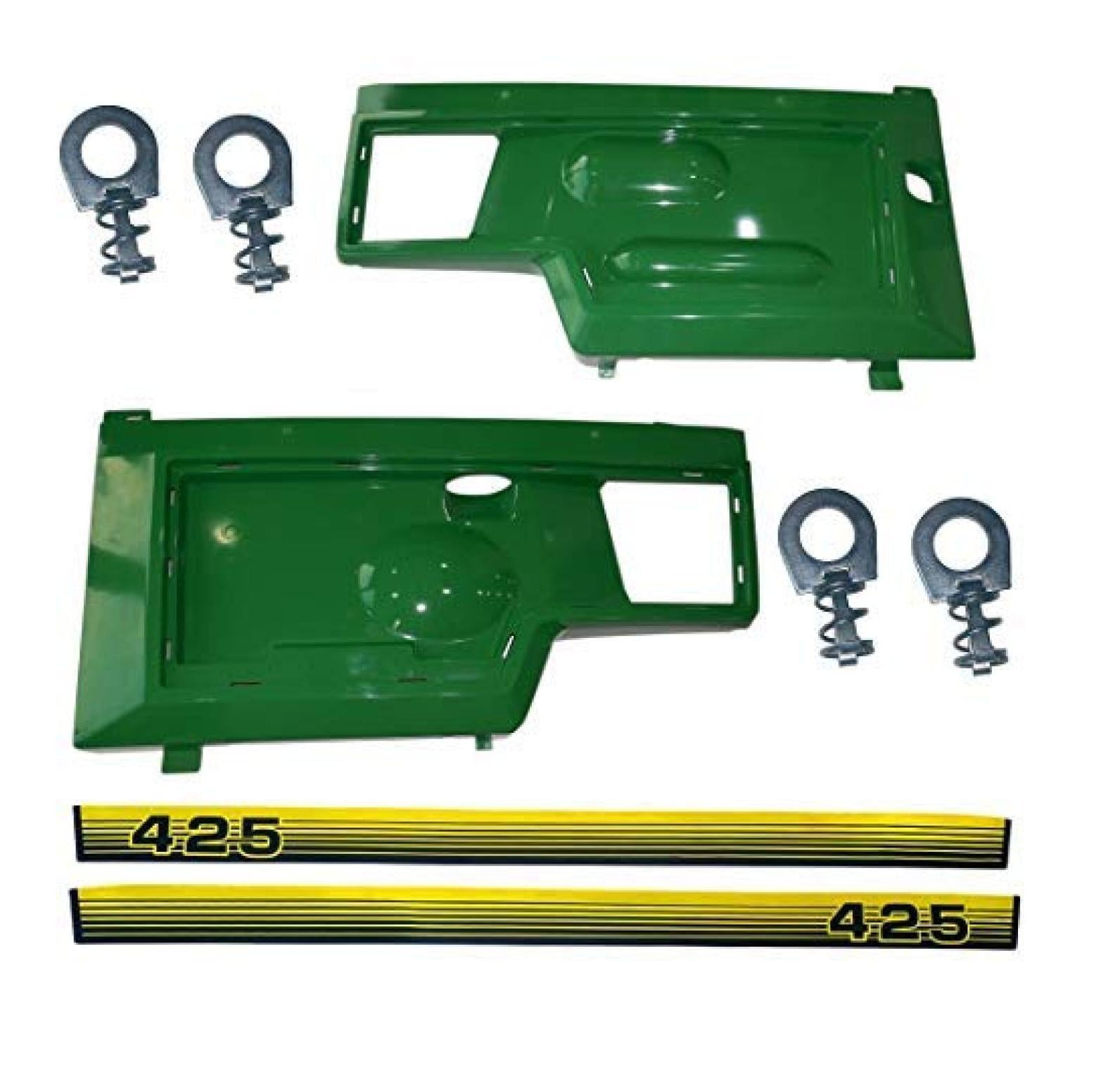New LH & RH Side Panels/Decal Set/Panel Retaining Clip Kit Replaces AM128982 AM128983 M116142 ...