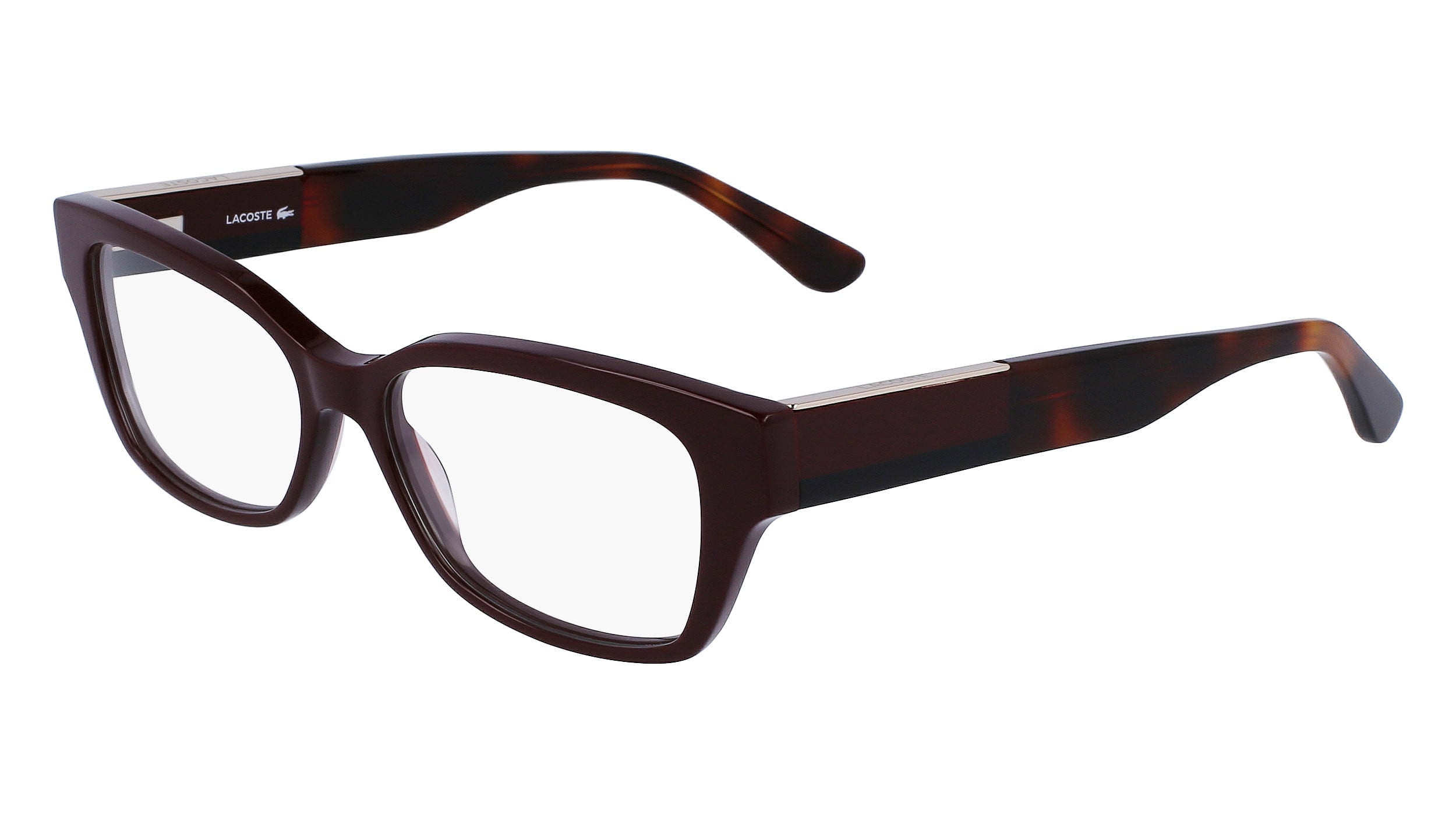 Lacoste L2907 603 Women's Dark Red Full Rim Frame Eyeglasses - Walmart.com