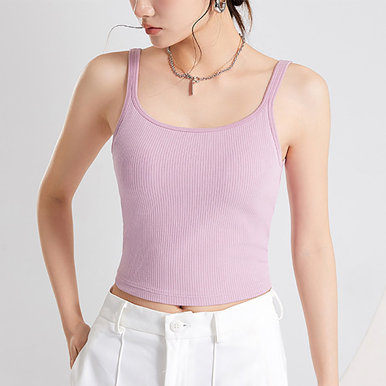 New Ladies' Slim Underwear With Chest Cushion Without Rims Bra Slim ...