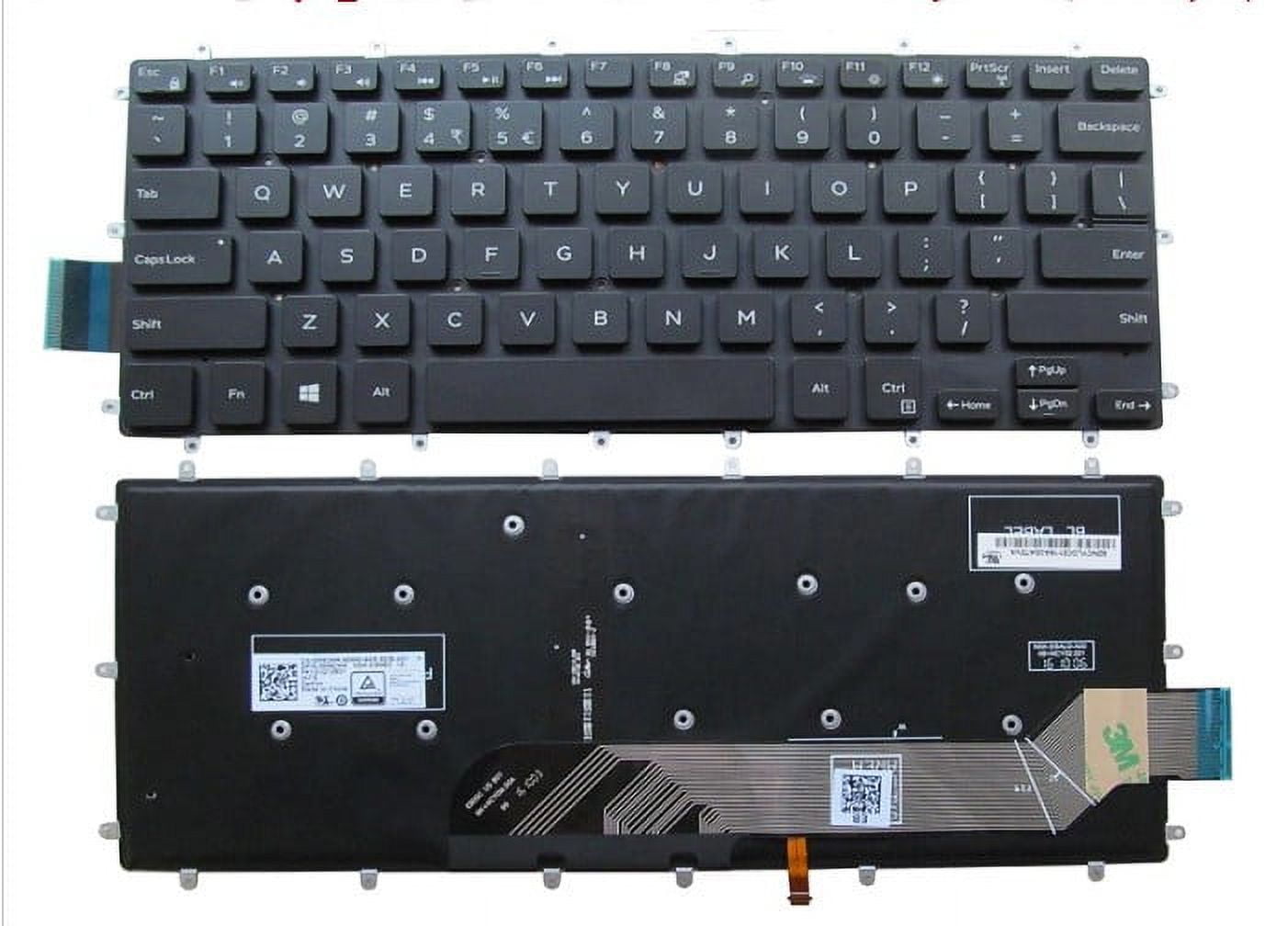 New Laptop Backlit Keyboard (Without palmrest) Replacement for Dell ...