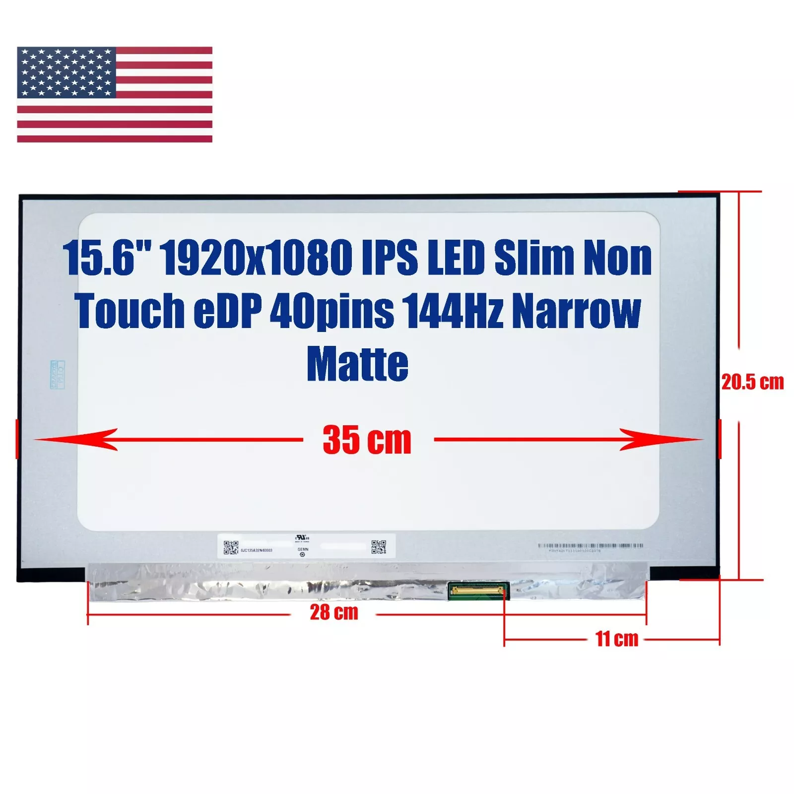 New Laptop Panel Asus ROG Strix G15 G513IH-HN024T G15 G513QM-WS96 IPS ...