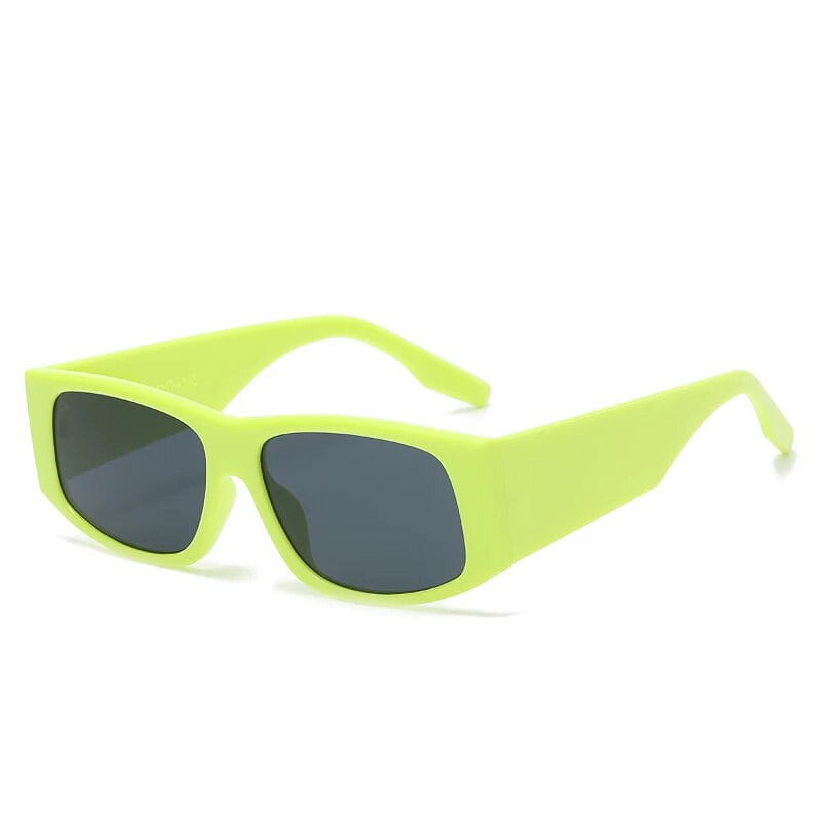 New Large Bold Frame UV Resistant Sun Glasses Square Wide Leg ...