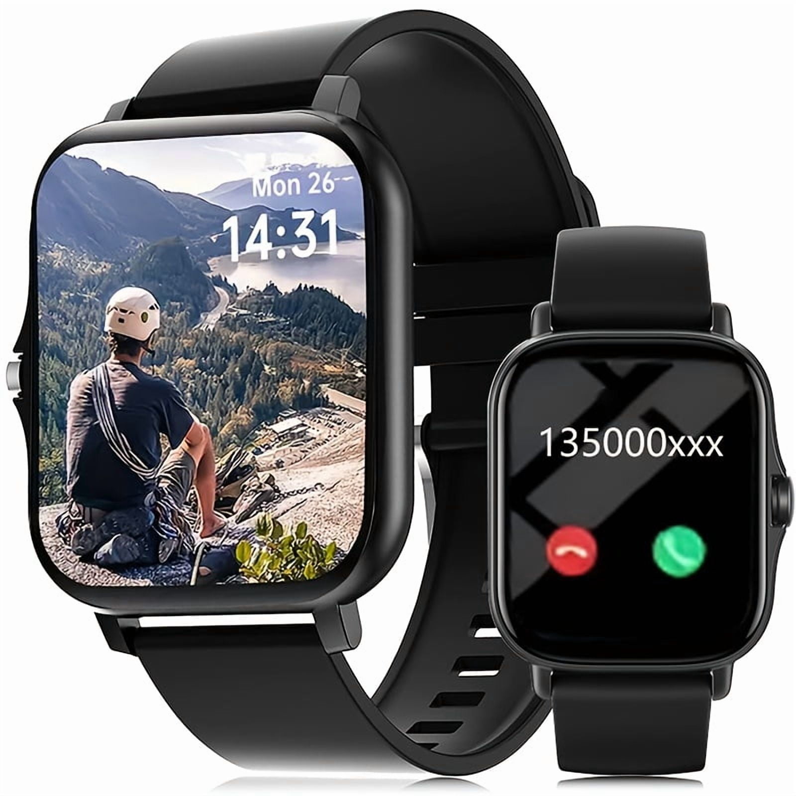 New Large Screen Smartwatch - Compatible with Android/iPhone, Built-in ...
