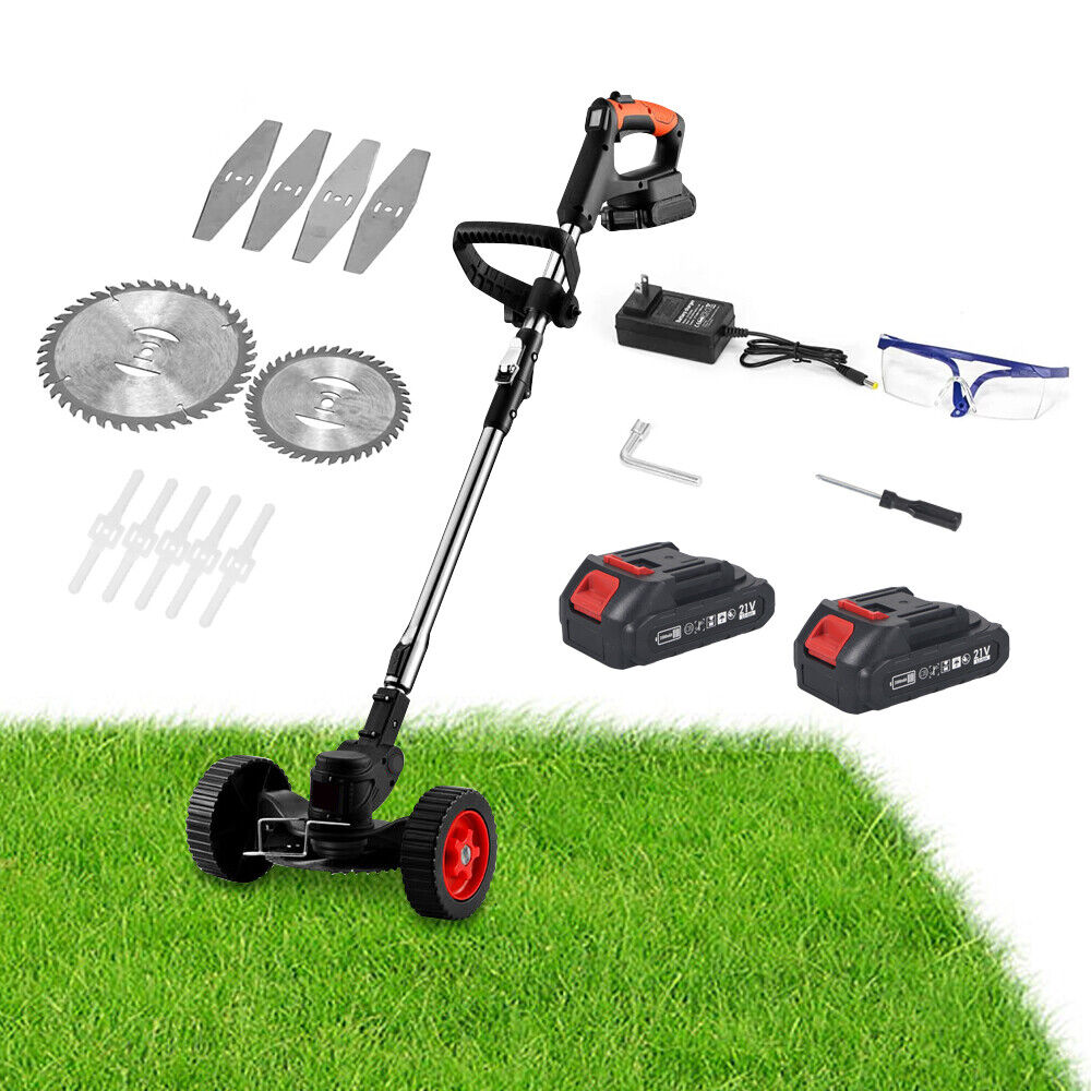 New Lawn Mower Cordless Electric Grass Trimmer Portable Handheld ...
