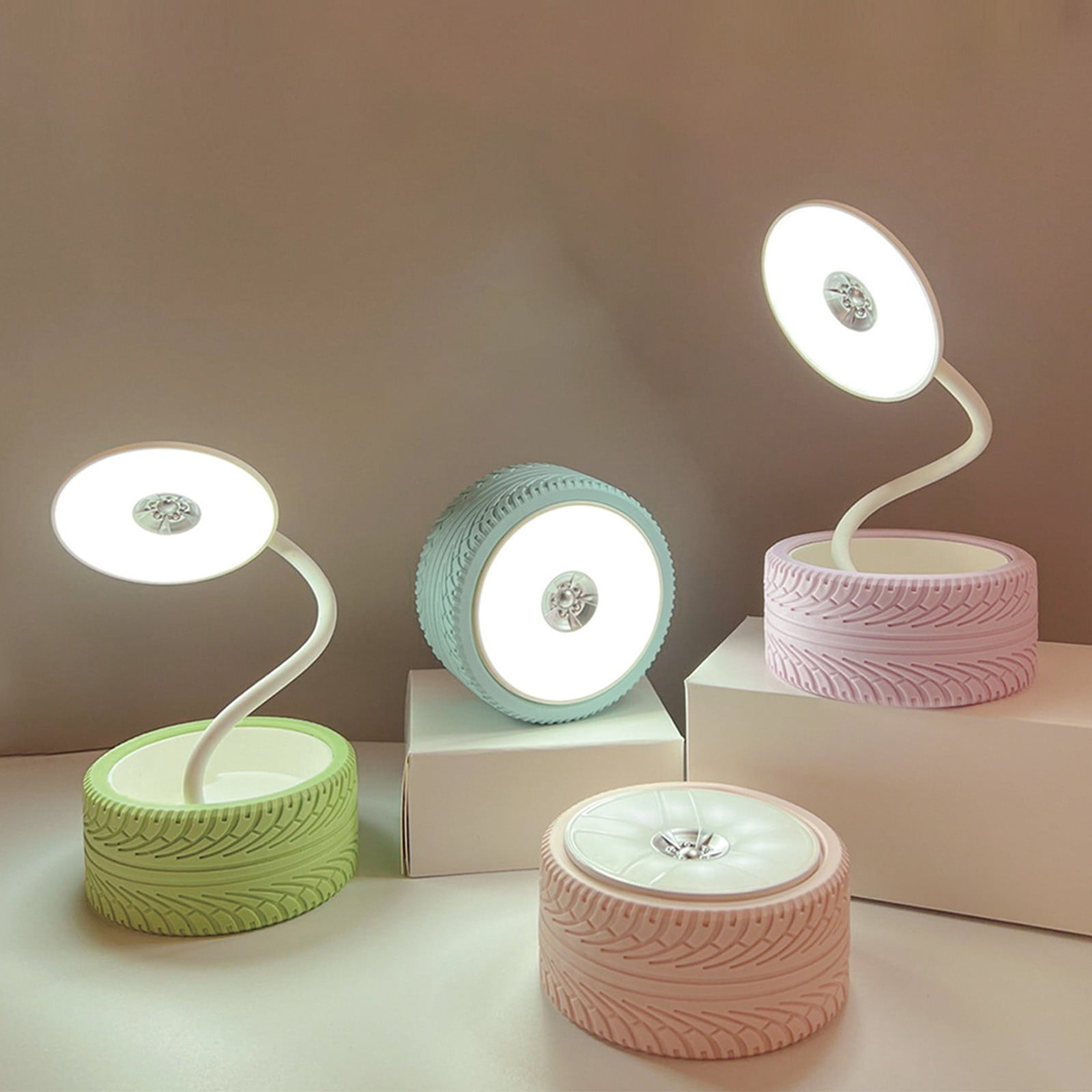 New Led Desk Lamp Foldable Rechargeable Reading Lamp 3 Grade Colour ...