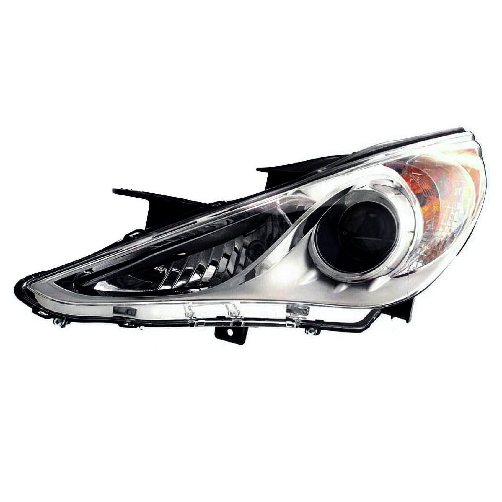 Rareelectrical Left Halogen Headlight, White Bezel, Compatible With ...
