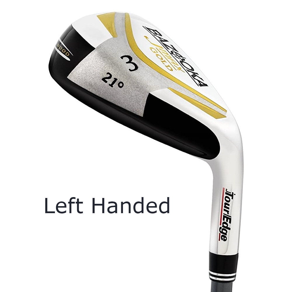 New Left Handed Tour Edge Bazooka JMAX Gold 4 Iron Wood Graphite ...