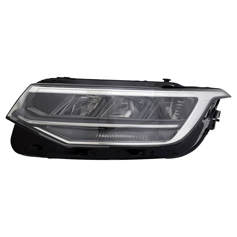 New Left Headlights Compatible With Volkswagen Tiguan S SE R-Line Black ...