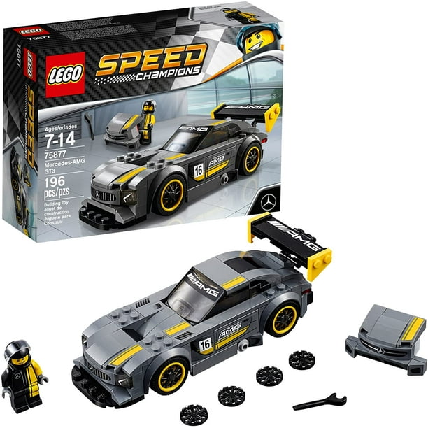 New Lego Speed Champions Mercedes-AMG GT3 196-Pieces 75877 Building Toy ...