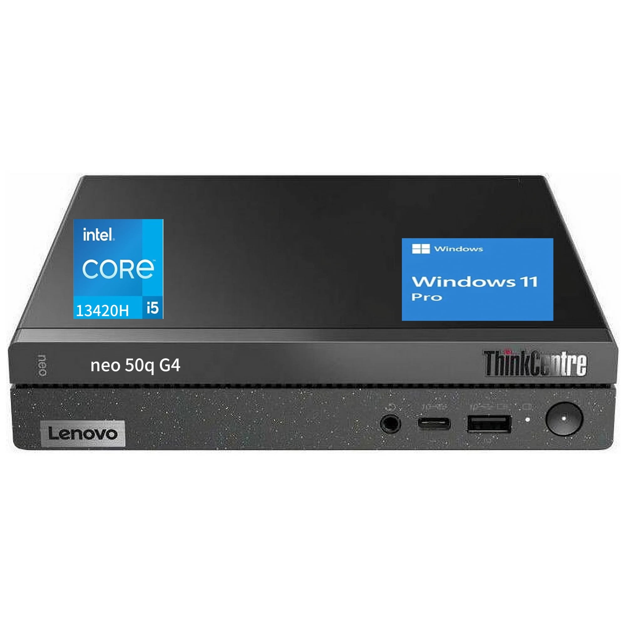 New Lenovo ThinkCentre neo 50q Gen 4 12LN000CUS Desktop Computer, Intel Core i5 13th Gen i5 ...
