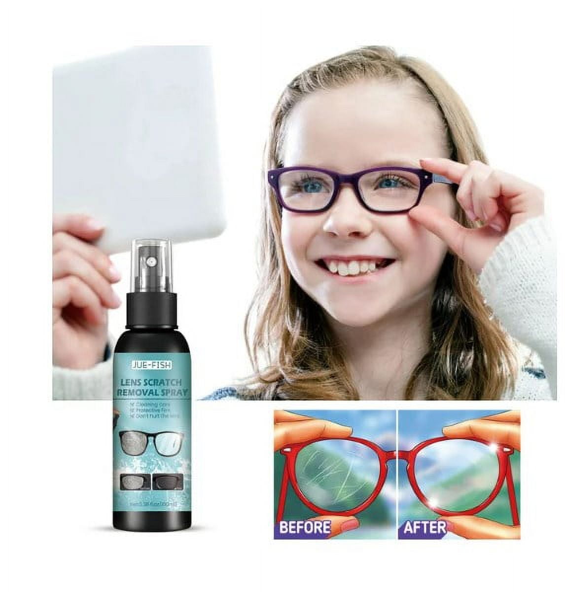 EyeGlass Anti-Reflective Lens Cleaner Spray 100ml for Glasses and ...