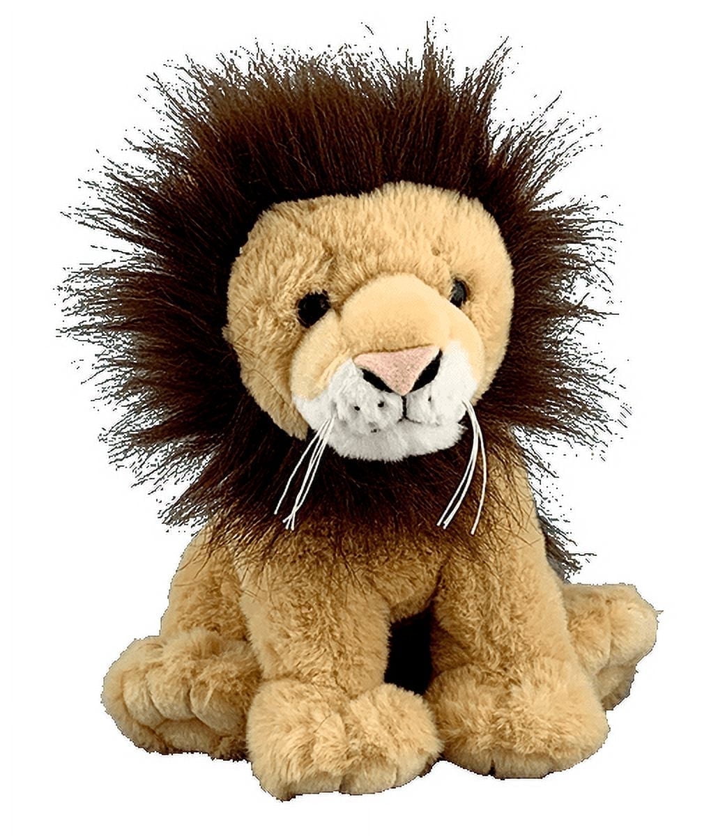 Plush Gear Leo the Lion Tiger 8" Plush Toy, Soft Cuddly Jungle Friend ...