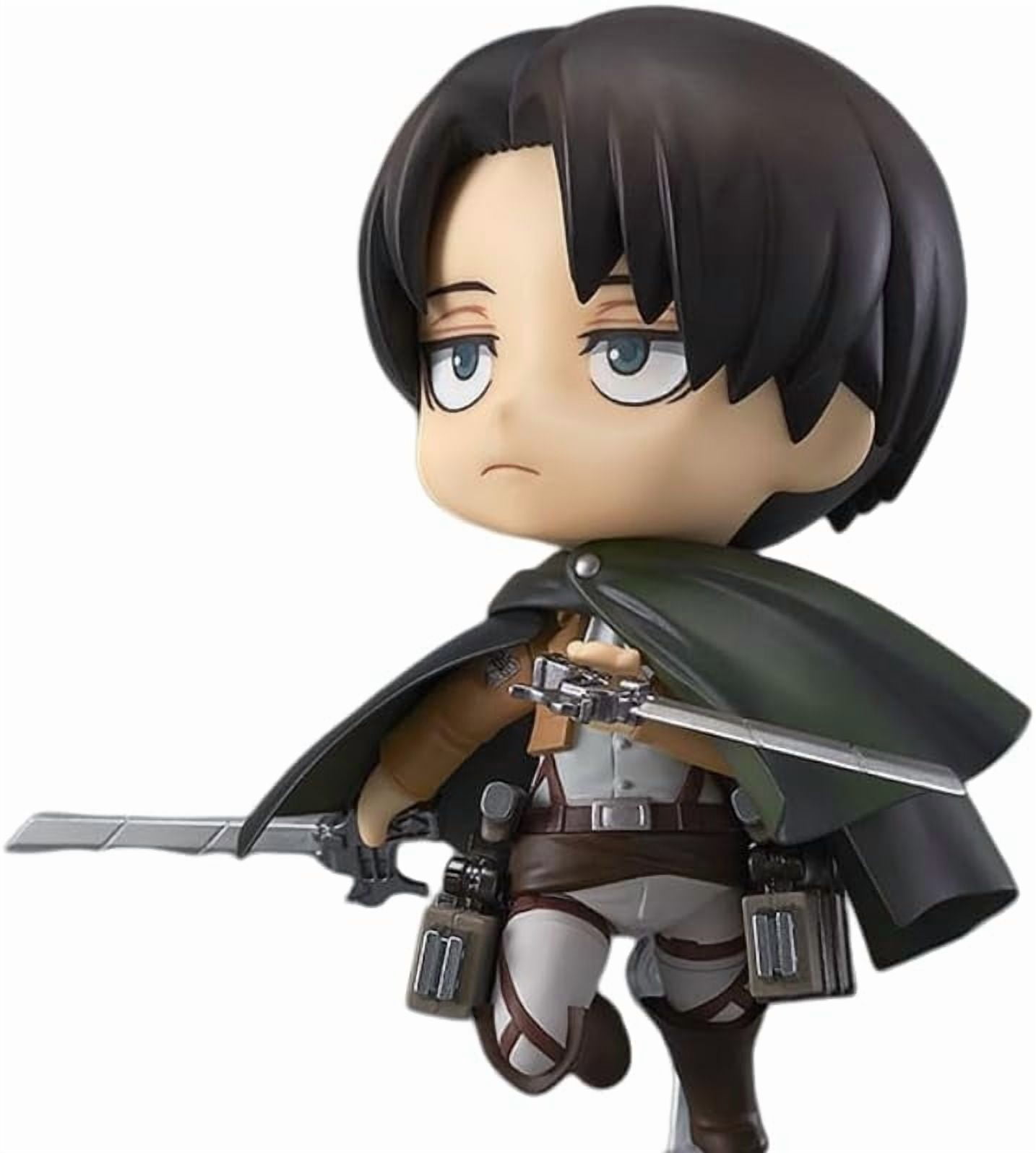 New Levi Figure Movable Q Version Levi Replacement Face Figurine 10cm/3 ...