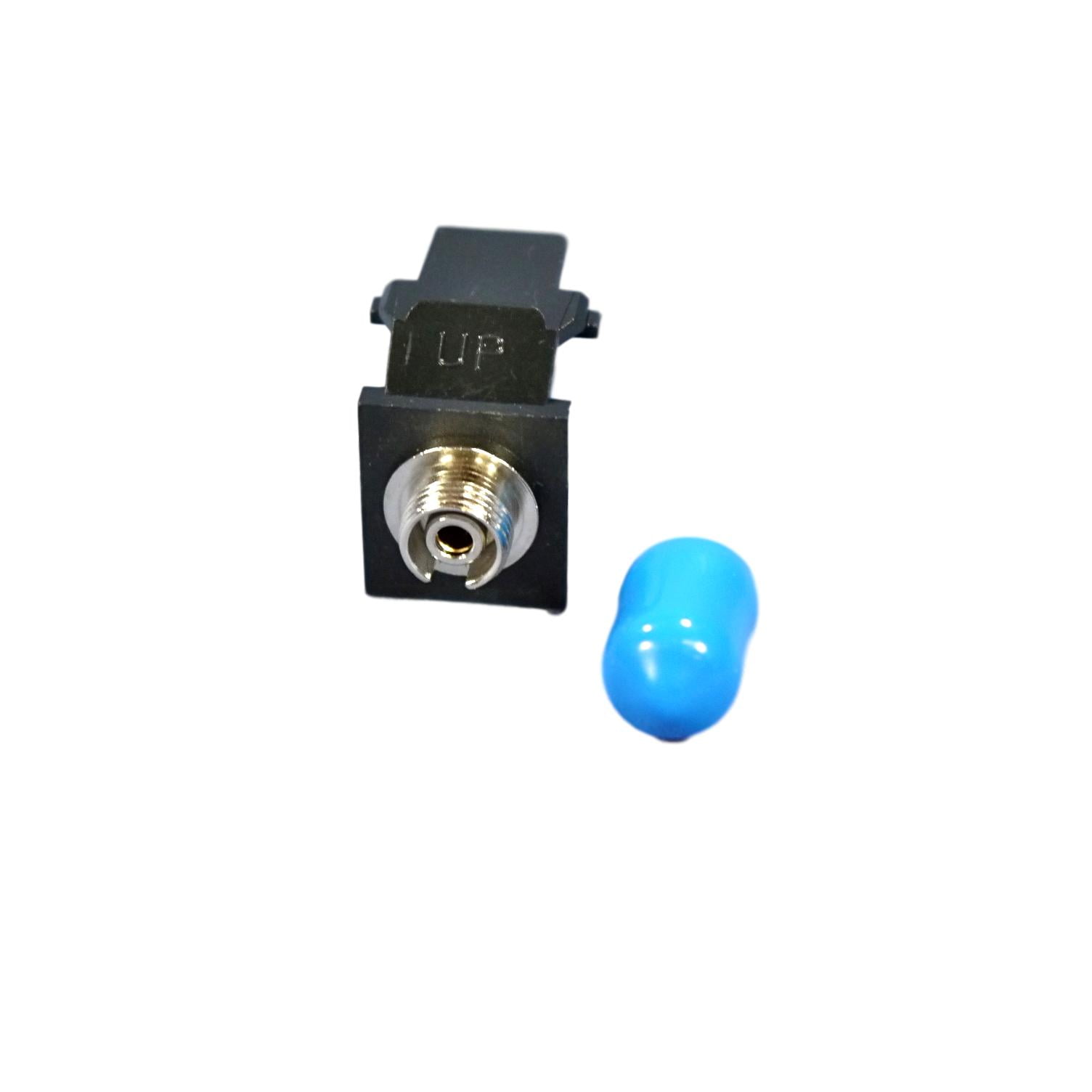 New Leviton Black Quickport Simplex FC Fiber Optic Jack Snap-In SM/MM ...