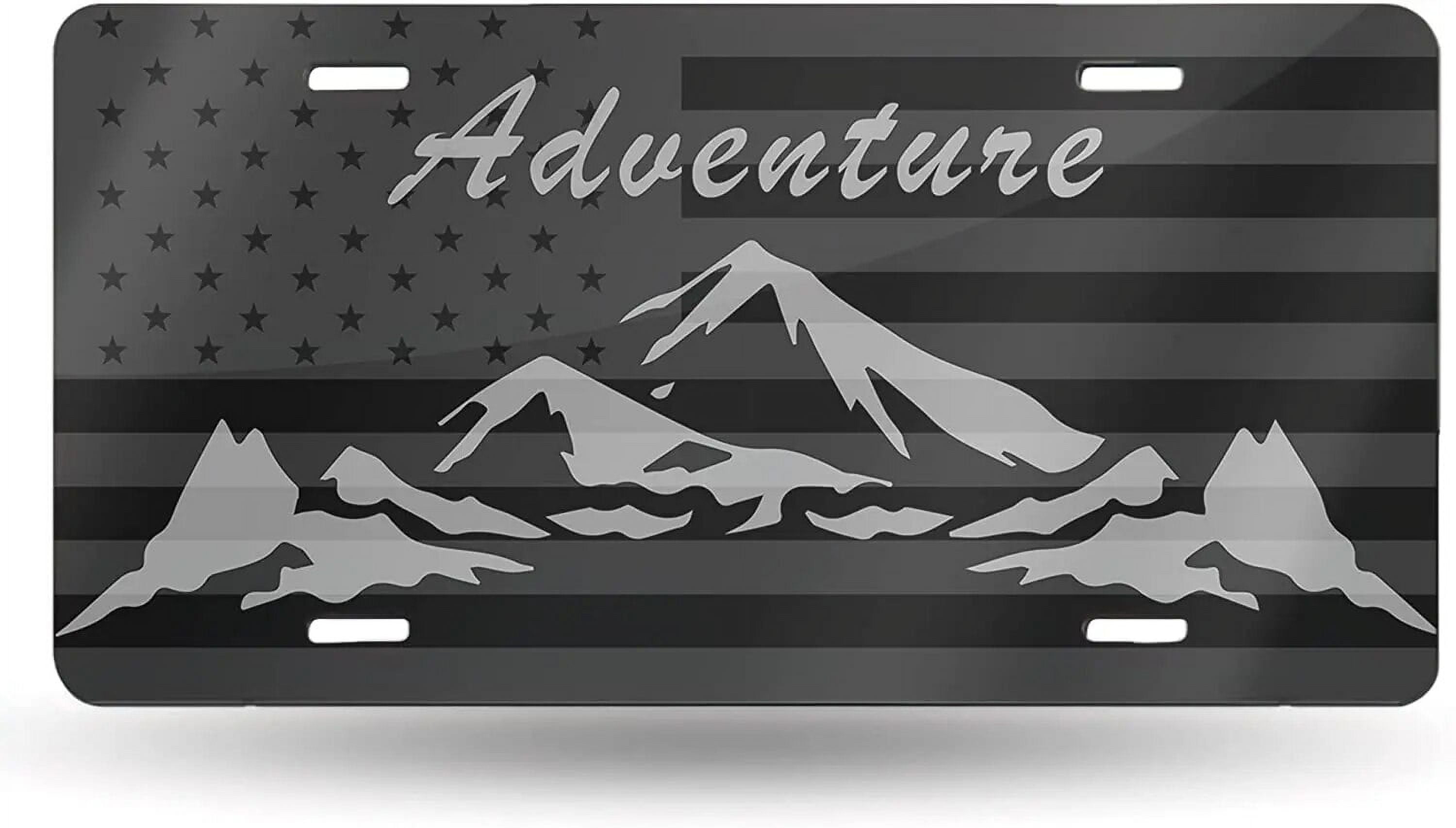 New License Plate 70s Retro Floral Decorative Car Front Metal Car Plate ...