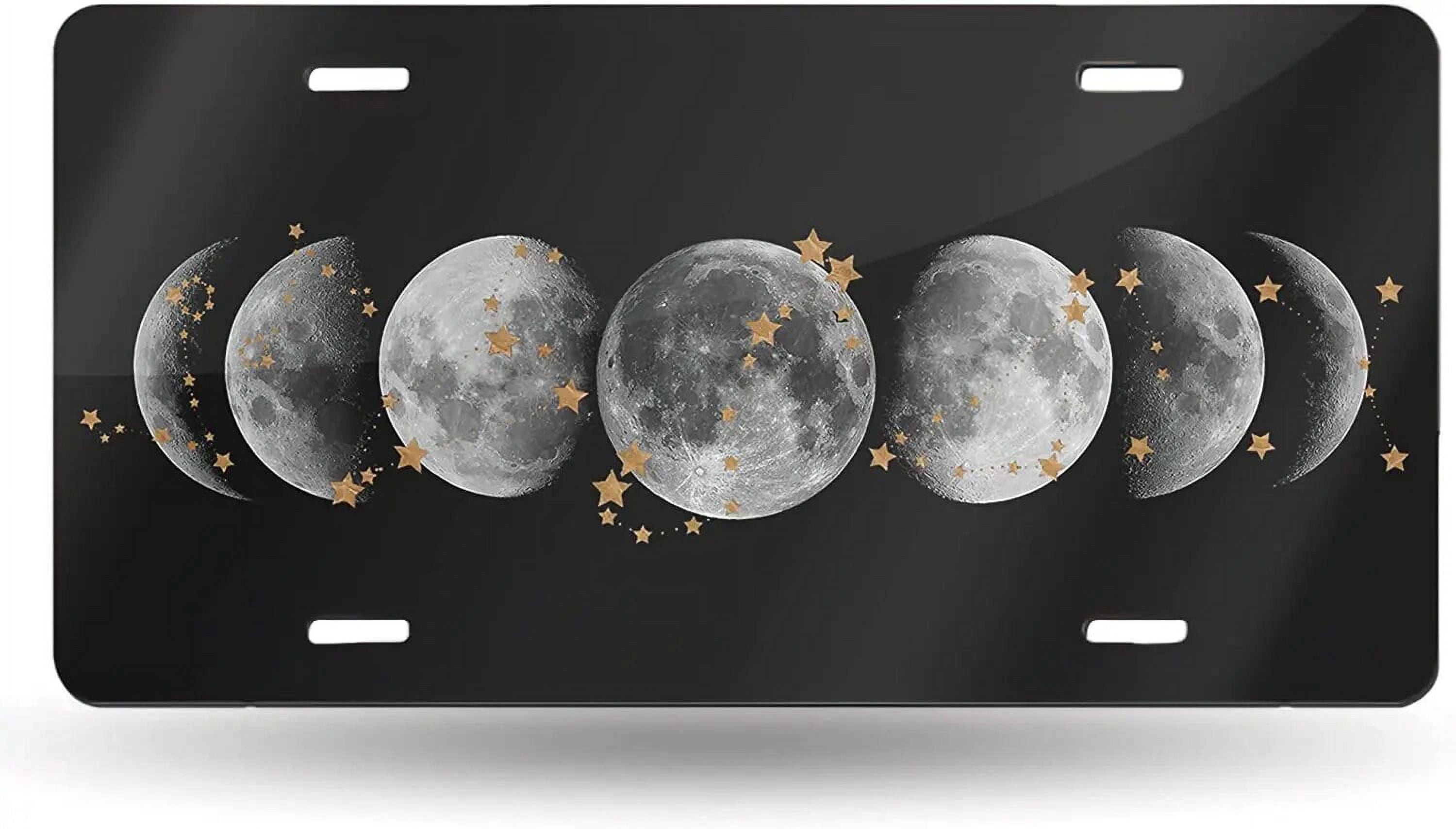 New License Plate 70s Retro Floral Decorative Car Front Metal Car Plate ...