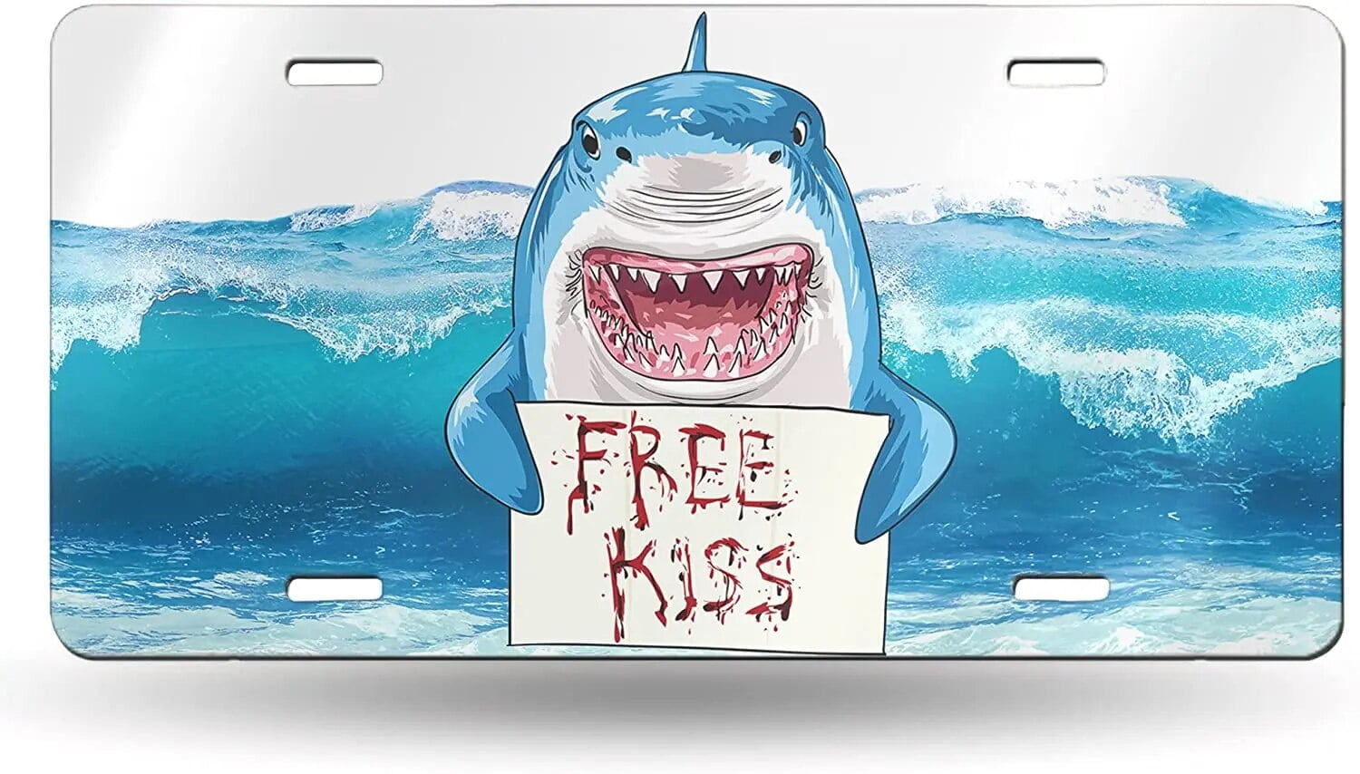 New License Plate 70s Retro Floral Decorative Car Front Metal Car Plate ...