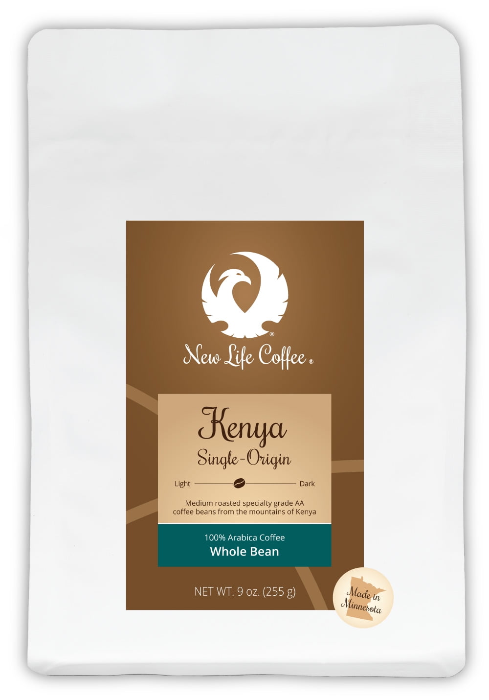 New Life Coffee Kenya: Single-Origin Whole Bean, 9 oz. Bag - Walmart.com